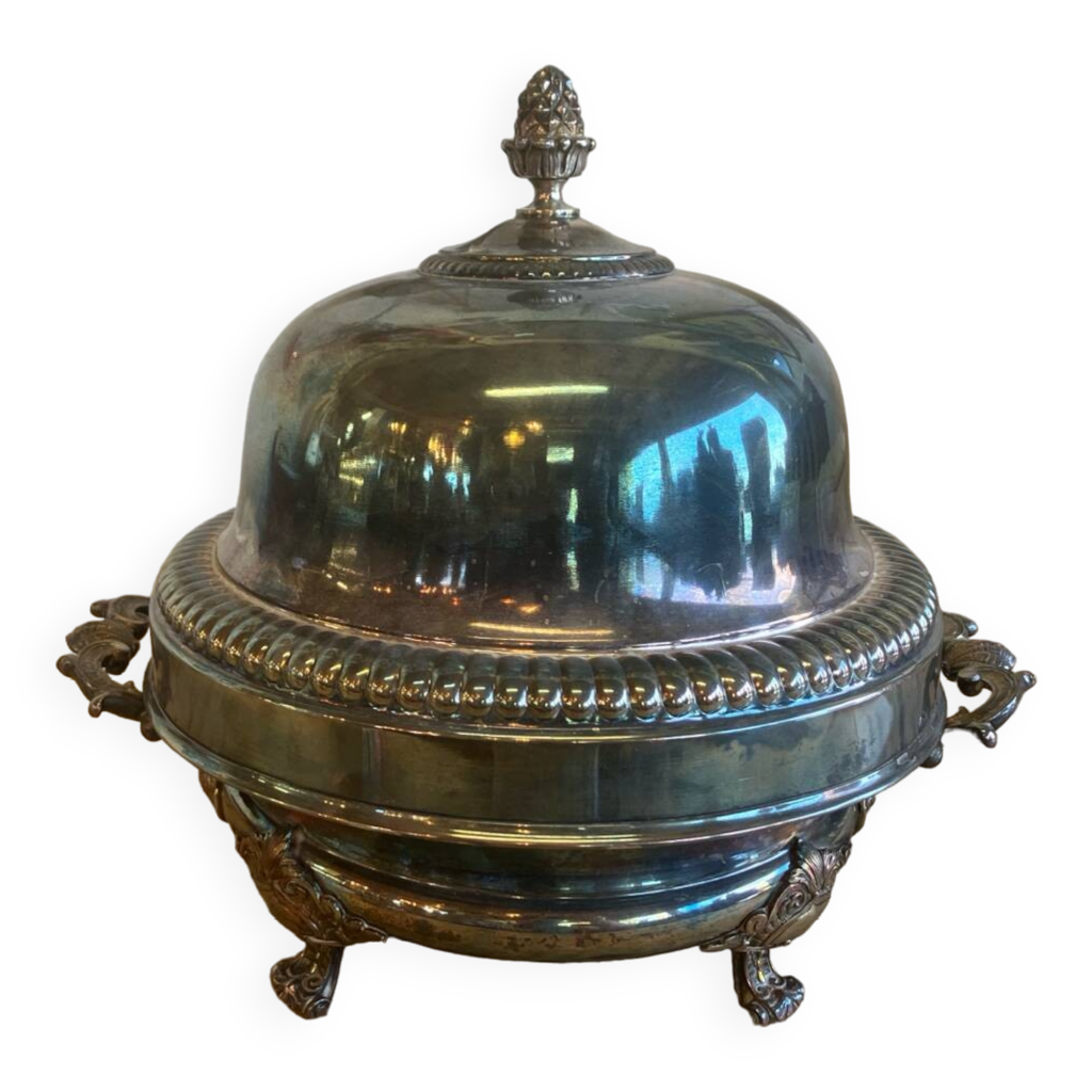 Cloche Chauffe Plat Cailar Bayard métal argenté | Selency
