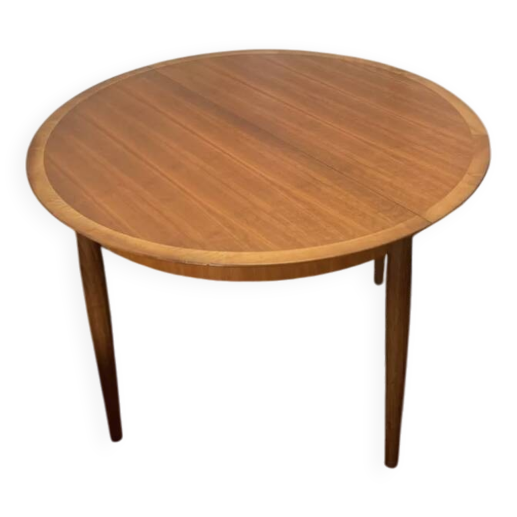 Table extensible scandinave en teck, années 60 | Selency