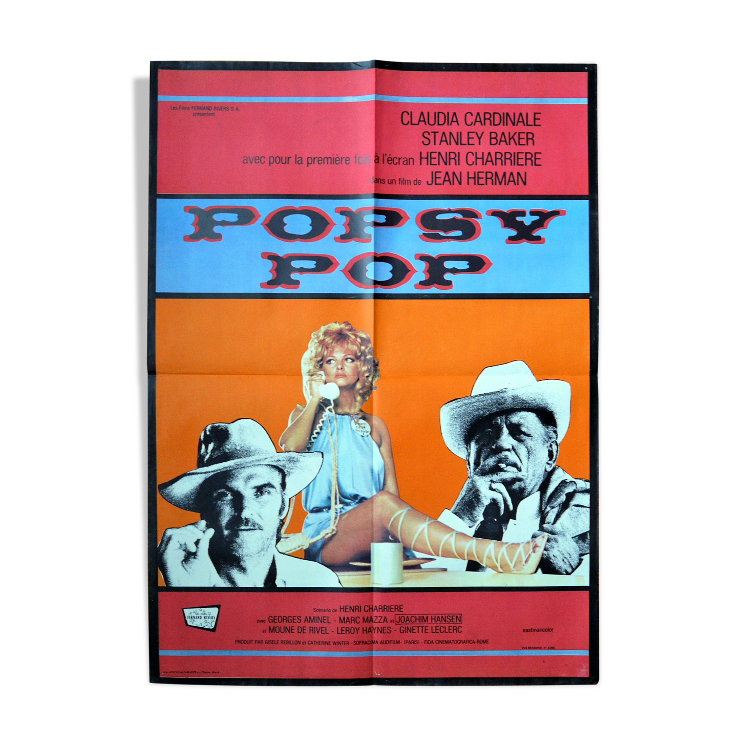 Affiche cinéma originale "Popsy Pop" Claudia Cardinale | Selency