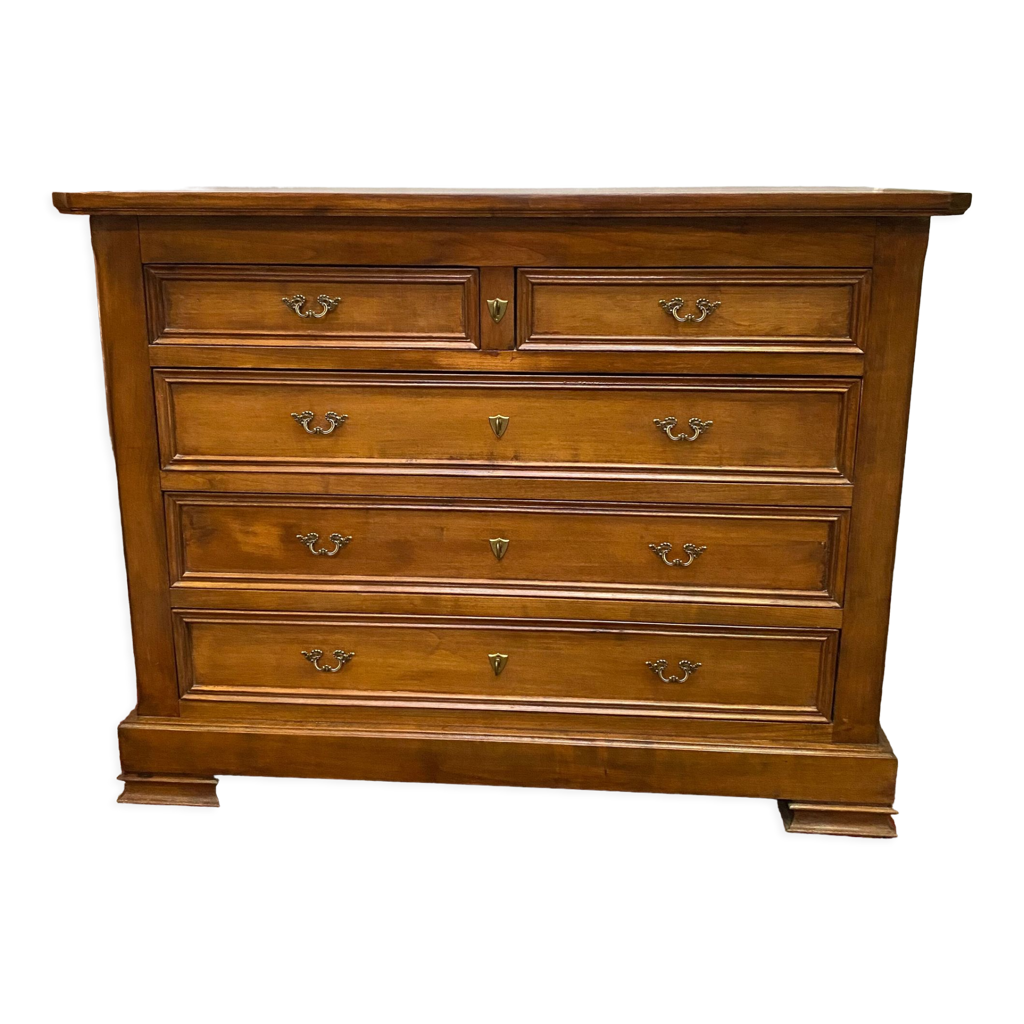 Commode style Louis Philippe en chêne massif | Selency