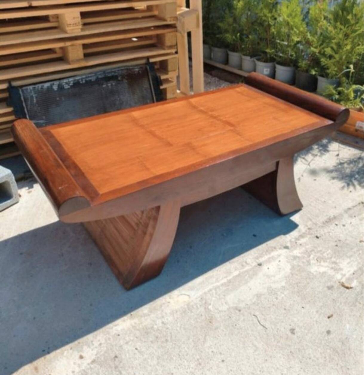 Table basse en bois massif | Selency