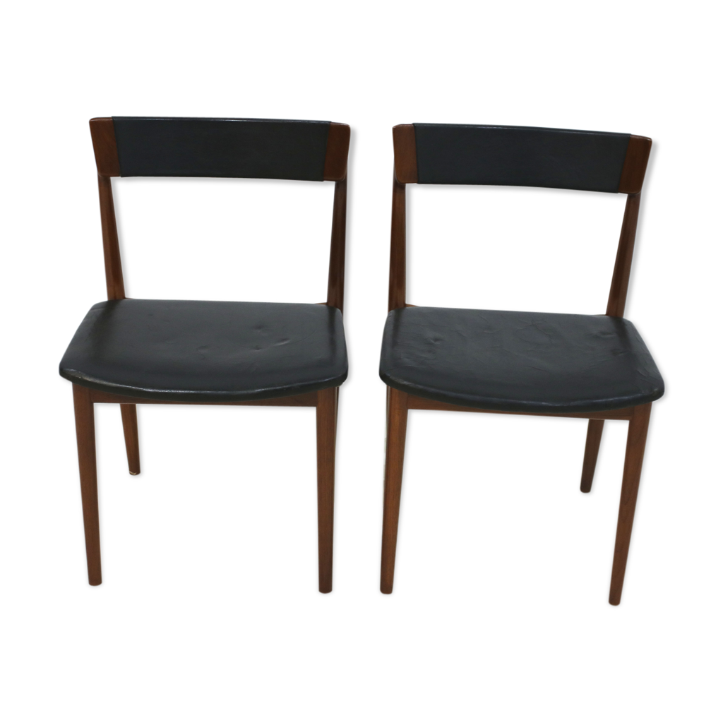 Pair of chairs Henry Rosengren Hansen for Brande Mobelindustri | Selency