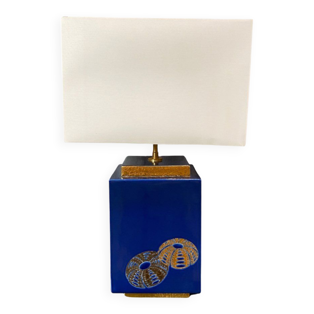 Lampe à poser par Fréderic Mané, Émaux de Longwy | Selency