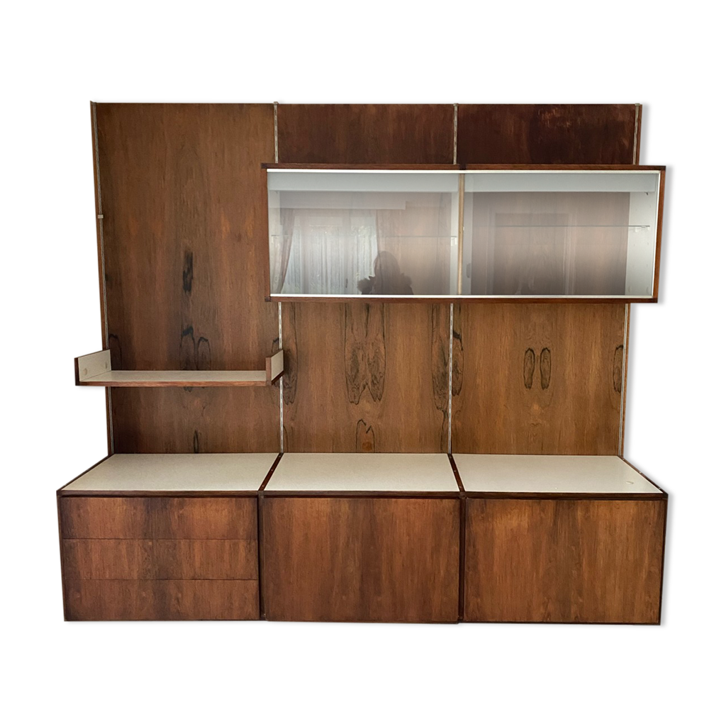 Système mural bibliothèque modulable Louis Paolozzi | Selency