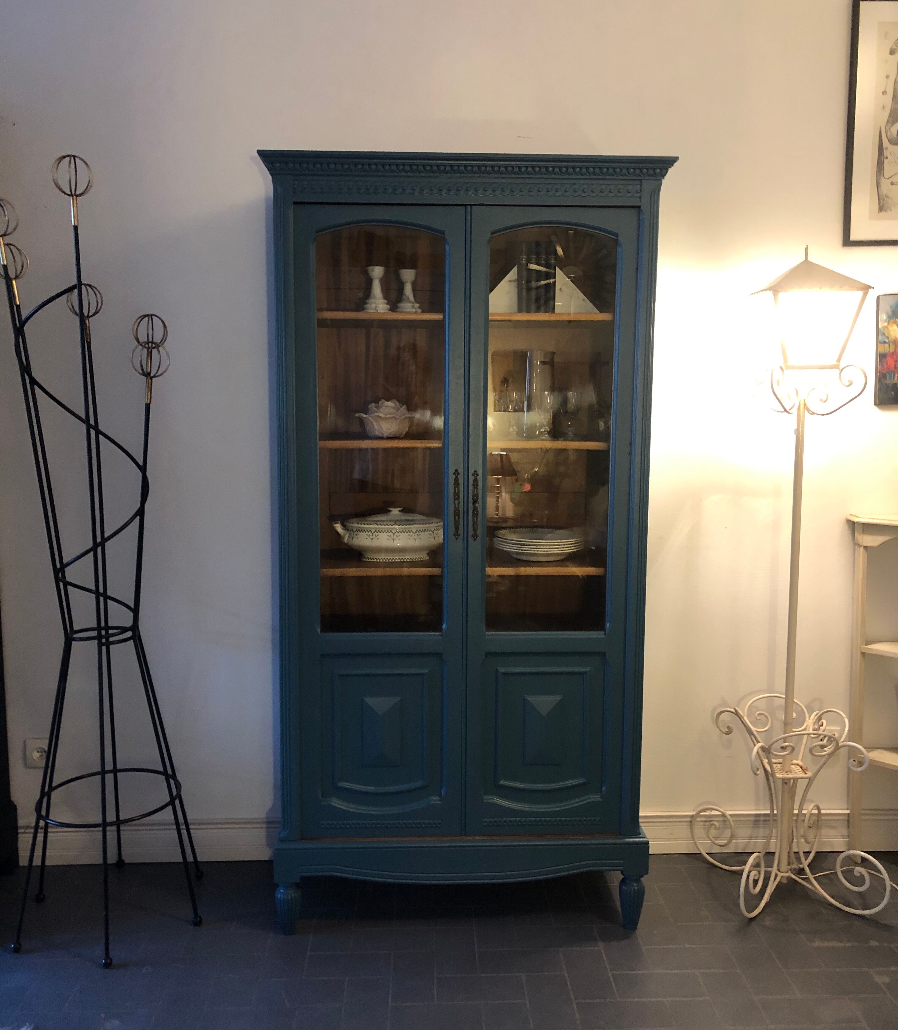 Vaisselier vitré campagne chic | Selency