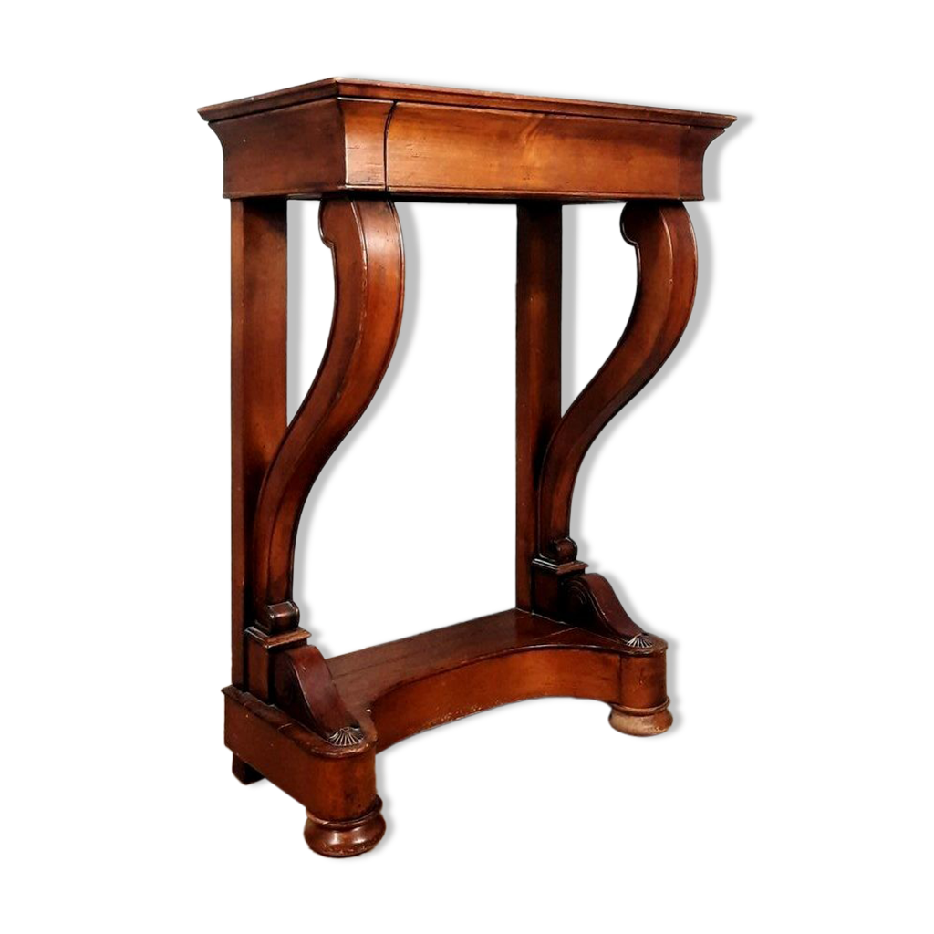 Console empire / restauration en merisier du XXème siècle | Selency