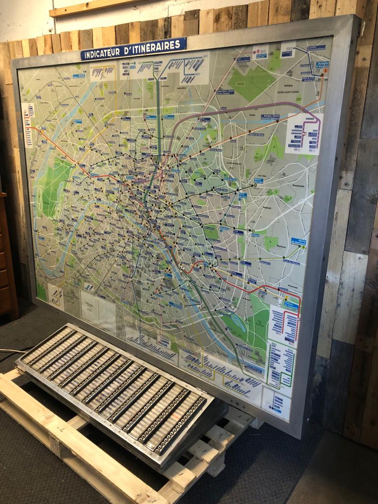 Pili plan de metro ratp metropolitain | Selency