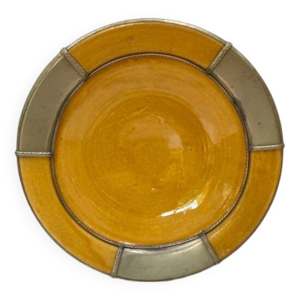 Plat Creux Du Maroc En Céramique Jaune Selency