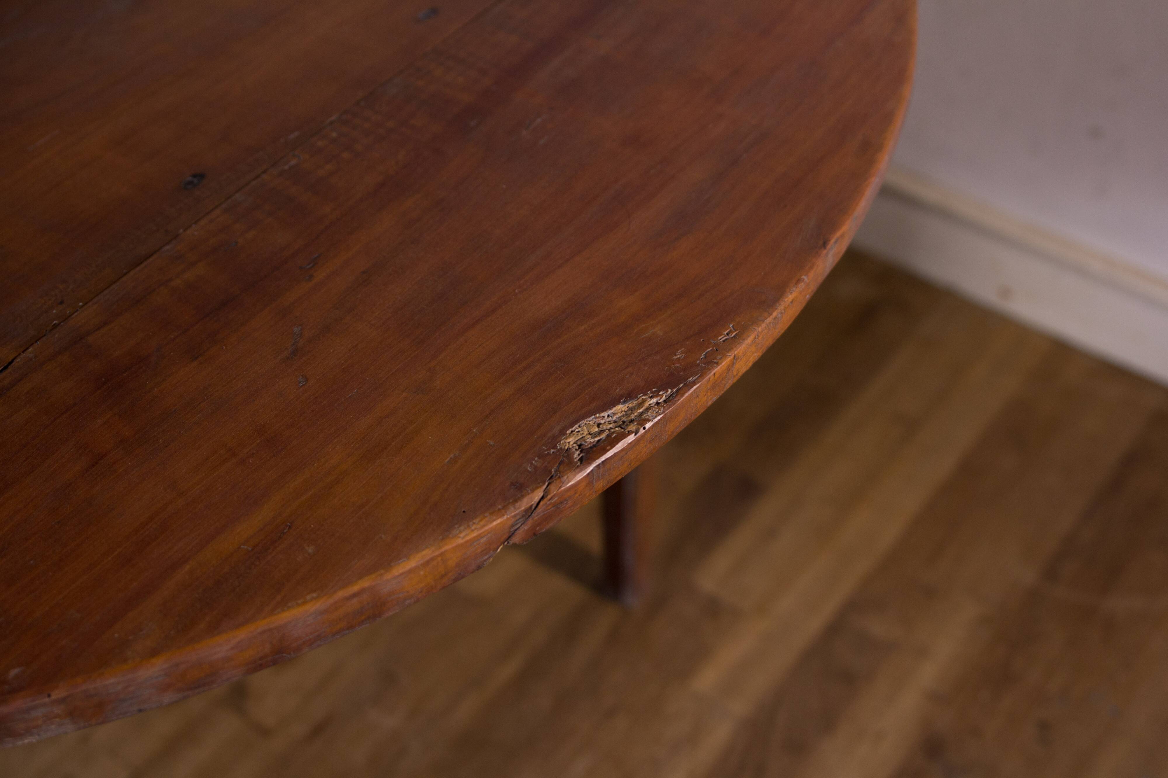 Table ronde bois massif | Selency