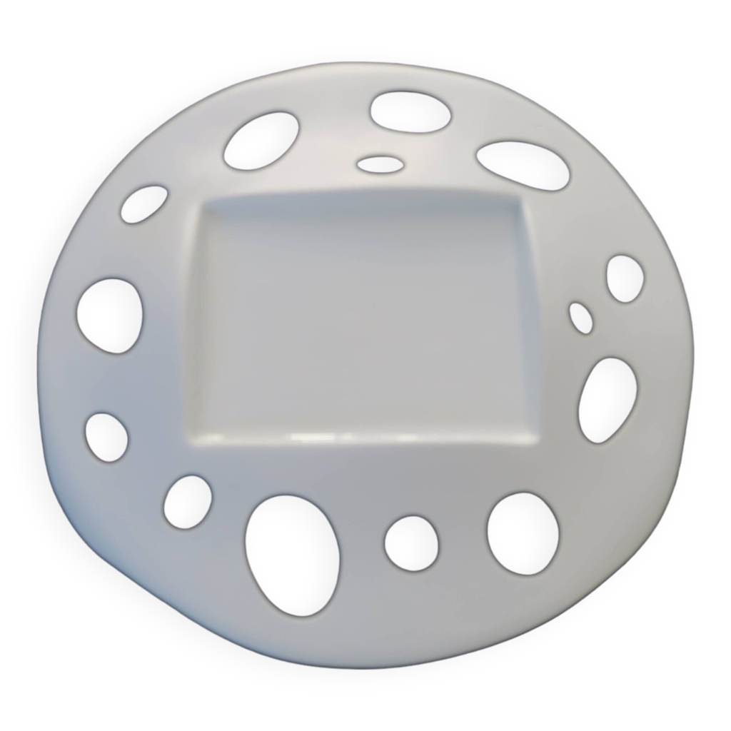 Assiette de présentation ou plat signée Sylvie Coquet pour Feeling's ...