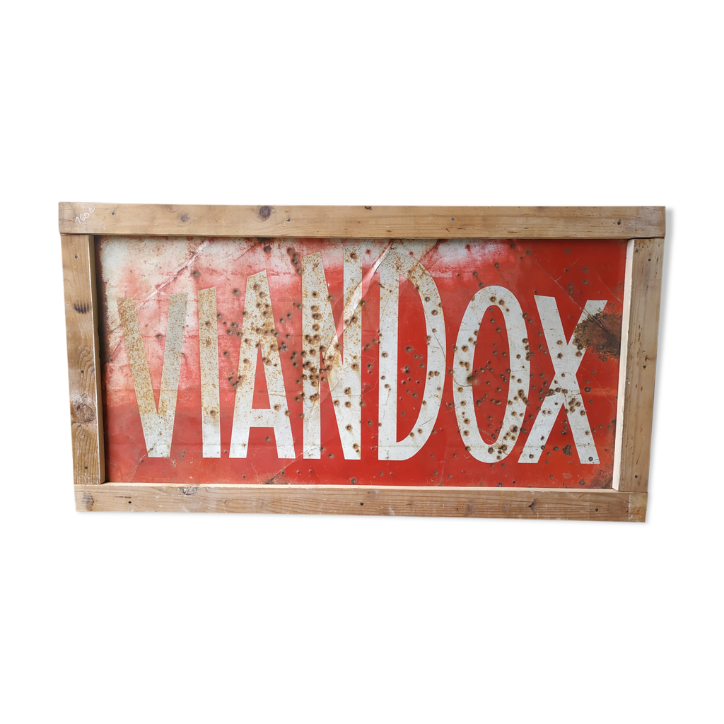 Plaque publicitaire Viandox ancienne | Selency