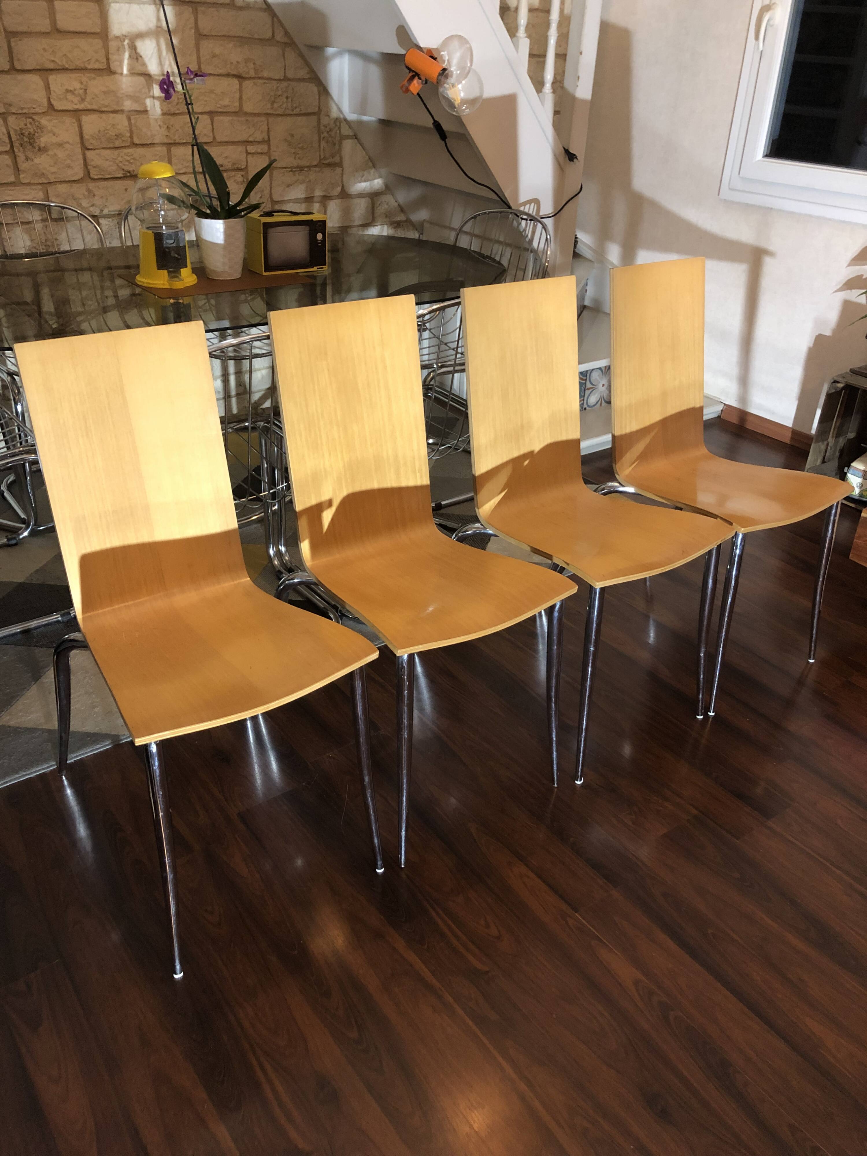 4 chaises Tango du designer Philippe Starck | Selency