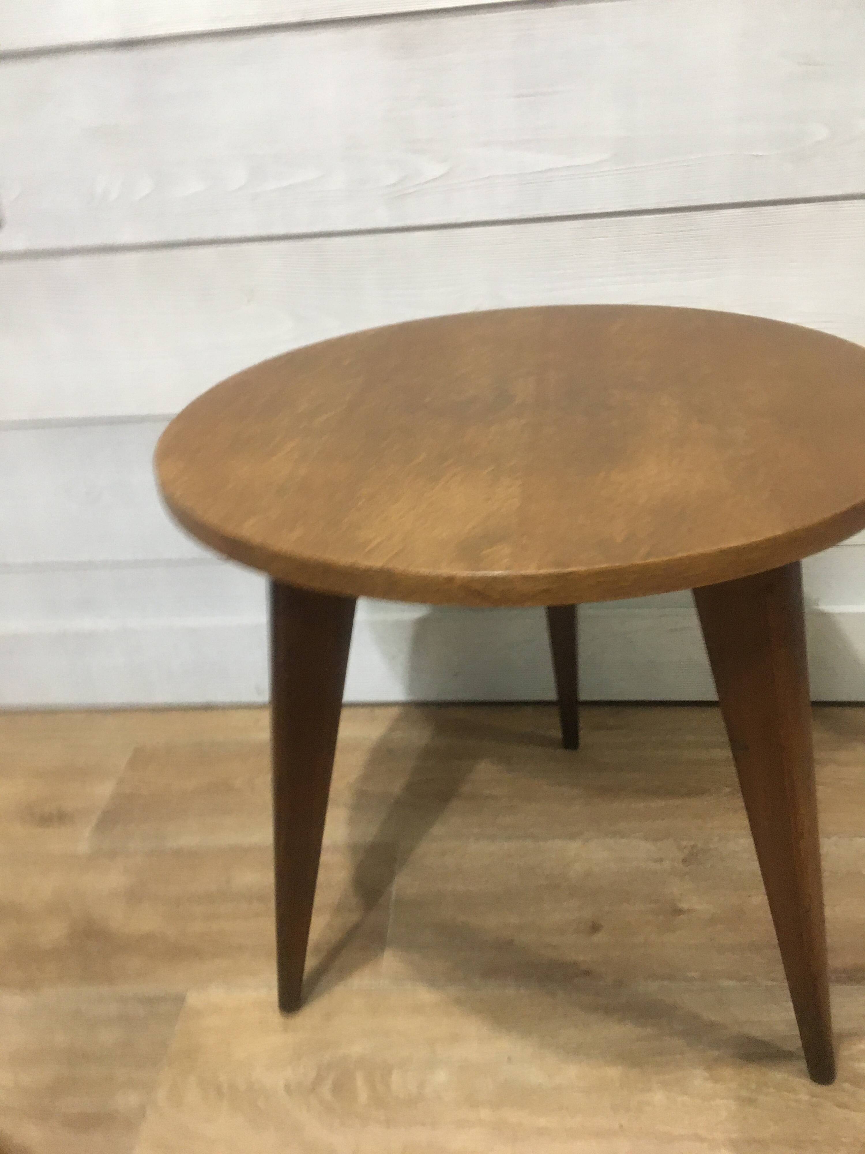 Table basse tripode en bois | Selency