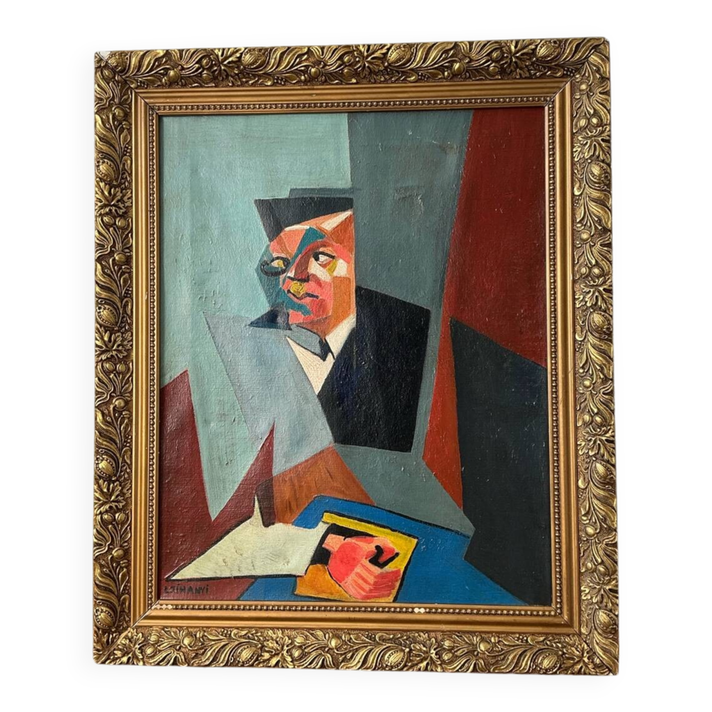 Portrait cubiste, vers les années 1950 | Selency