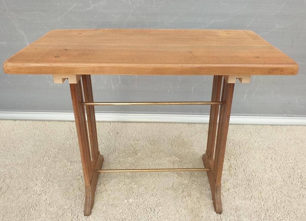 Table d'estaminet guinguette restaurée | Selency