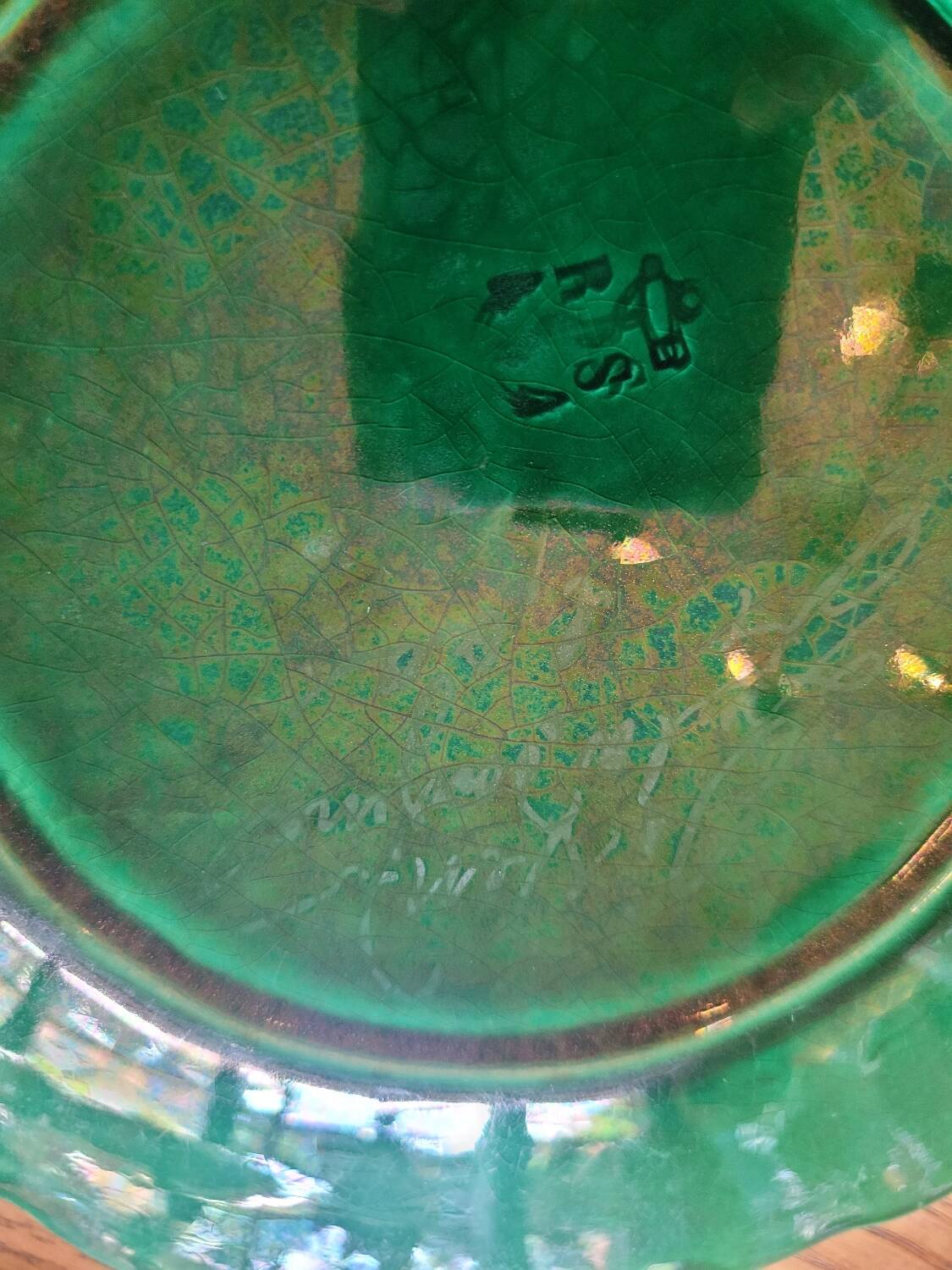 12 assiettes Rigal & Sanejouand faïencerie Clairefontaine en barbotine ...