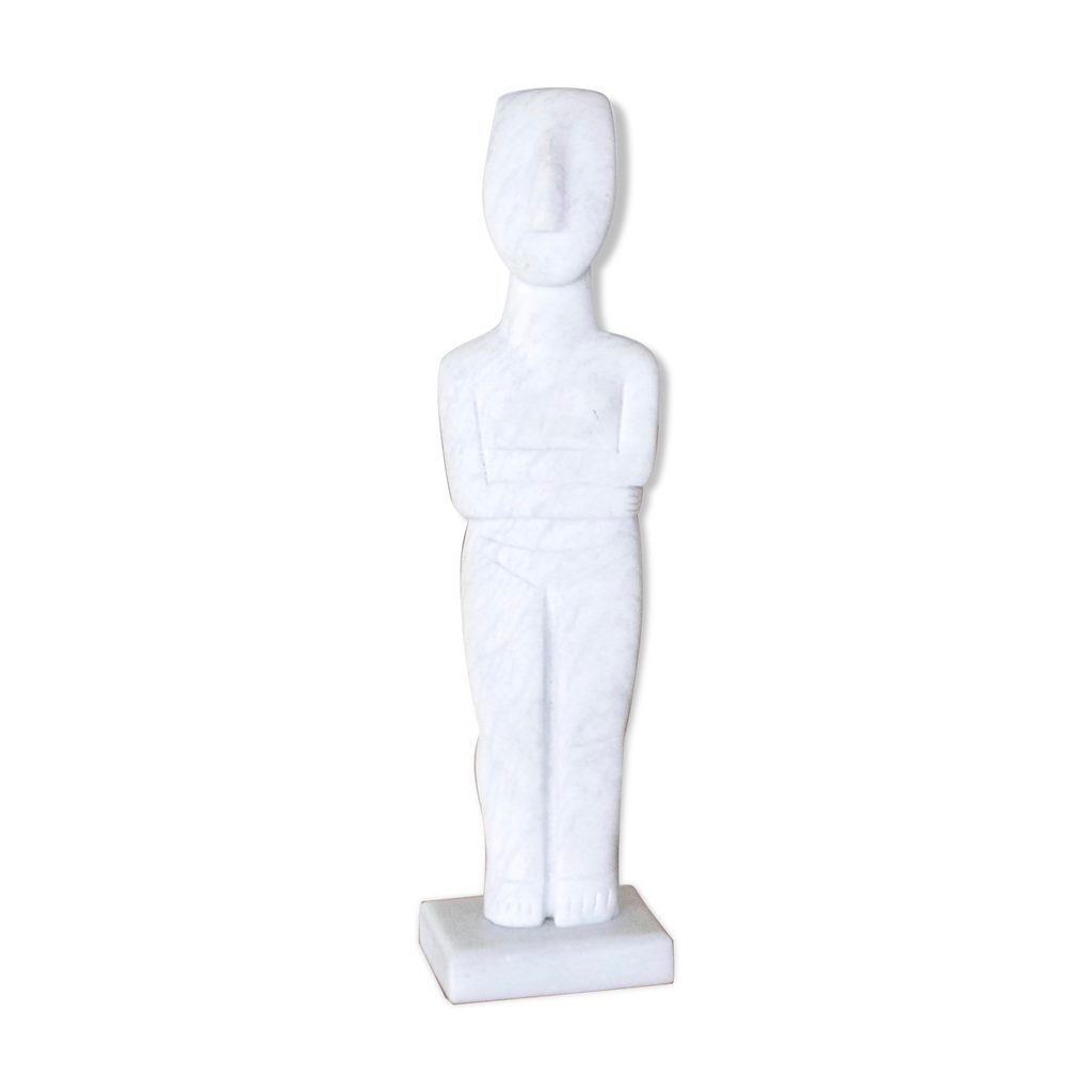 Statuette d'une idole cycladique, années 70 | Selency