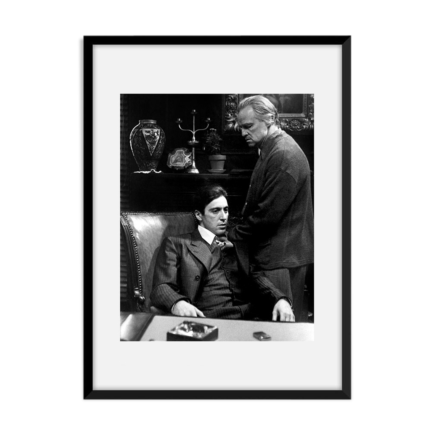 Al pacino et Marlon Brando dans Le Parrain | Selency