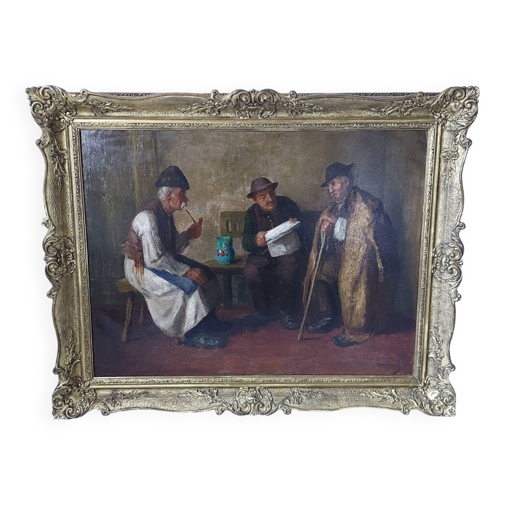 Grand tableau ancien | Selency