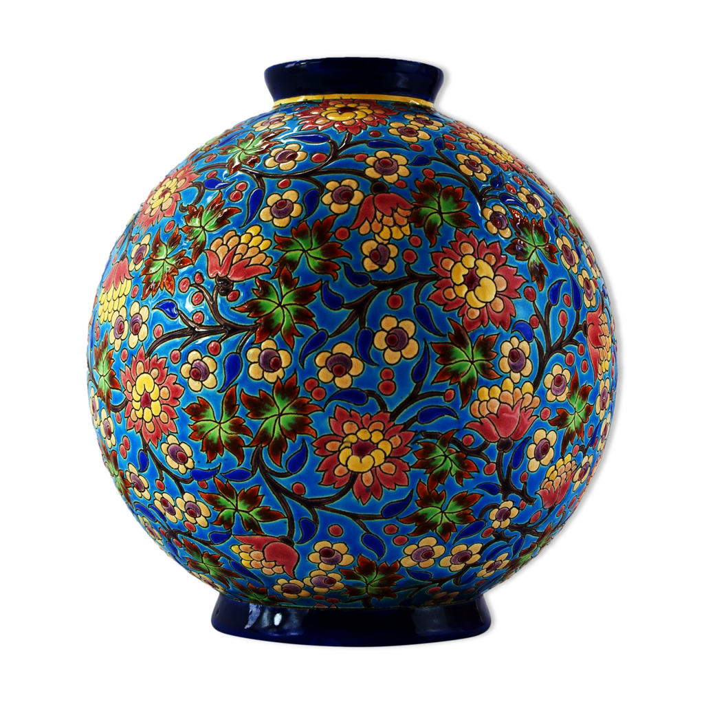 Emaux de Longwy boule coloniale | Selency