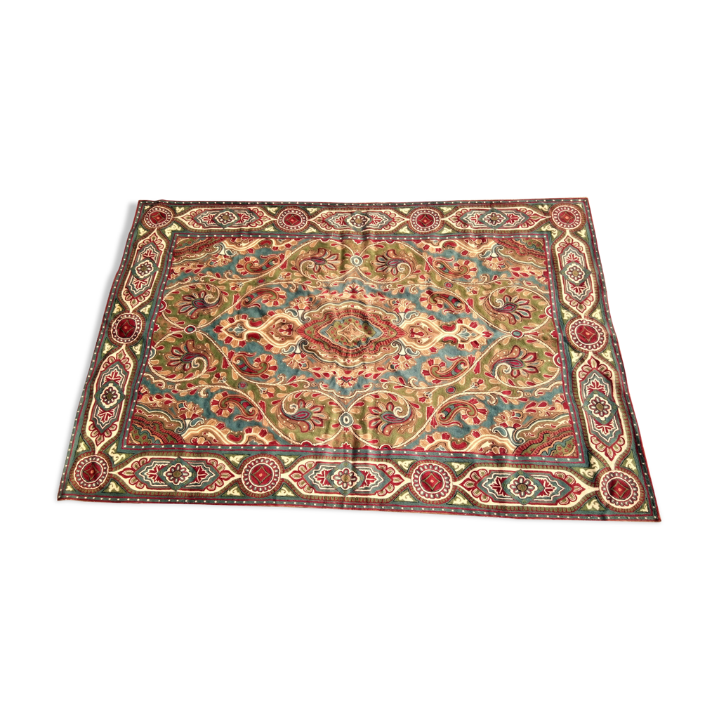 Tapis indien, atelier Shyam Ahuja, design Elizabeth Paisley 275 x 183 ...