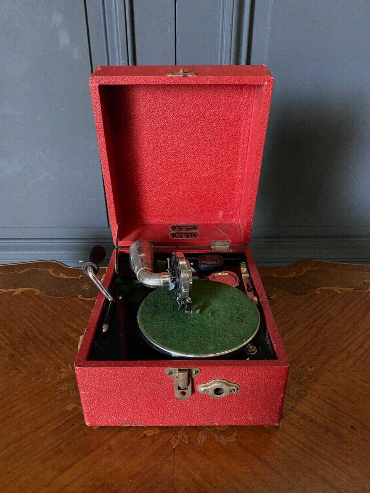 Gramophone portatif Odeon Phonos-Musique XXe | Selency
