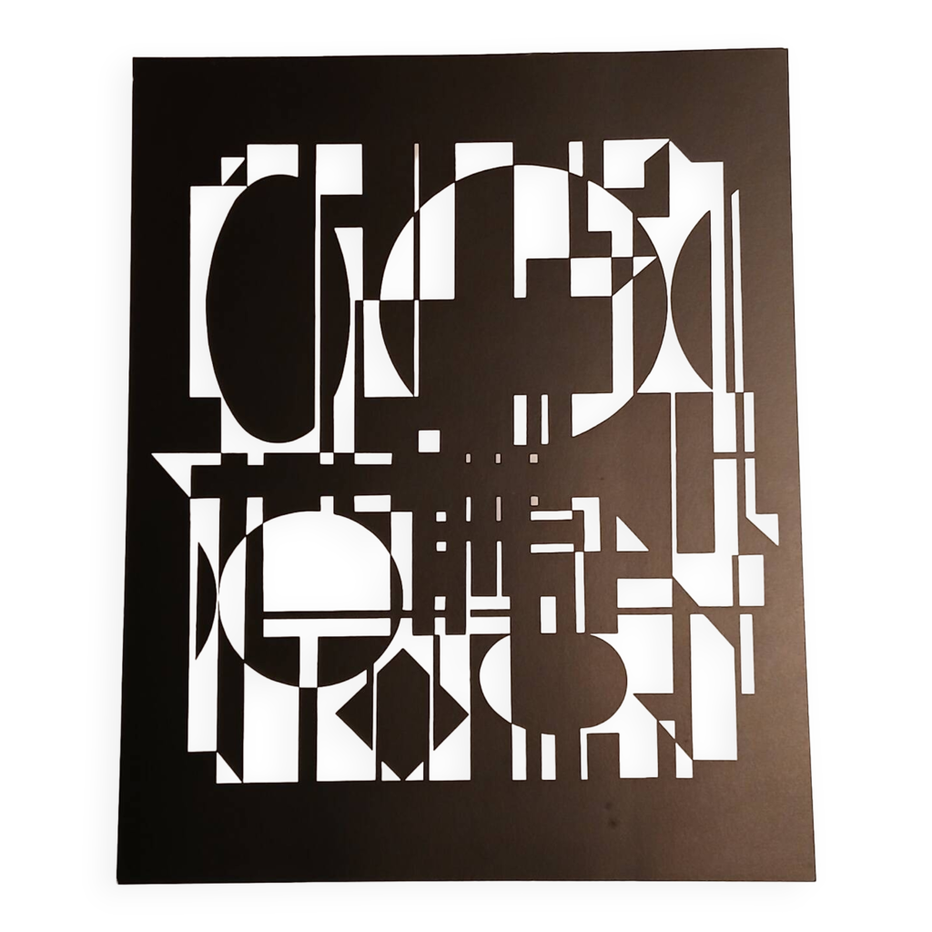 Victor Vasarely Sérigraphie vintage par du griffon circa 1970 | Selency