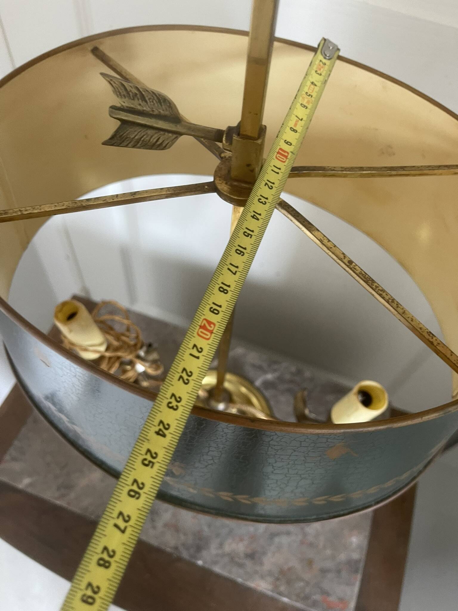 Ancien Lampe Bouillotte 2 Feux Cygne Lucien Gau Bronze Doré Empire ...