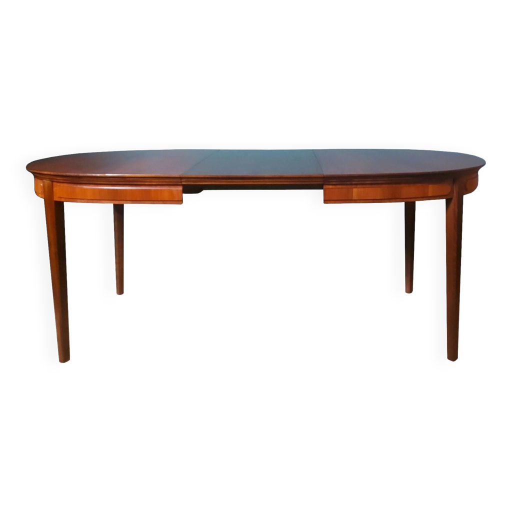 Table extensible en acajou de Scandinavie, 242 cm | Selency