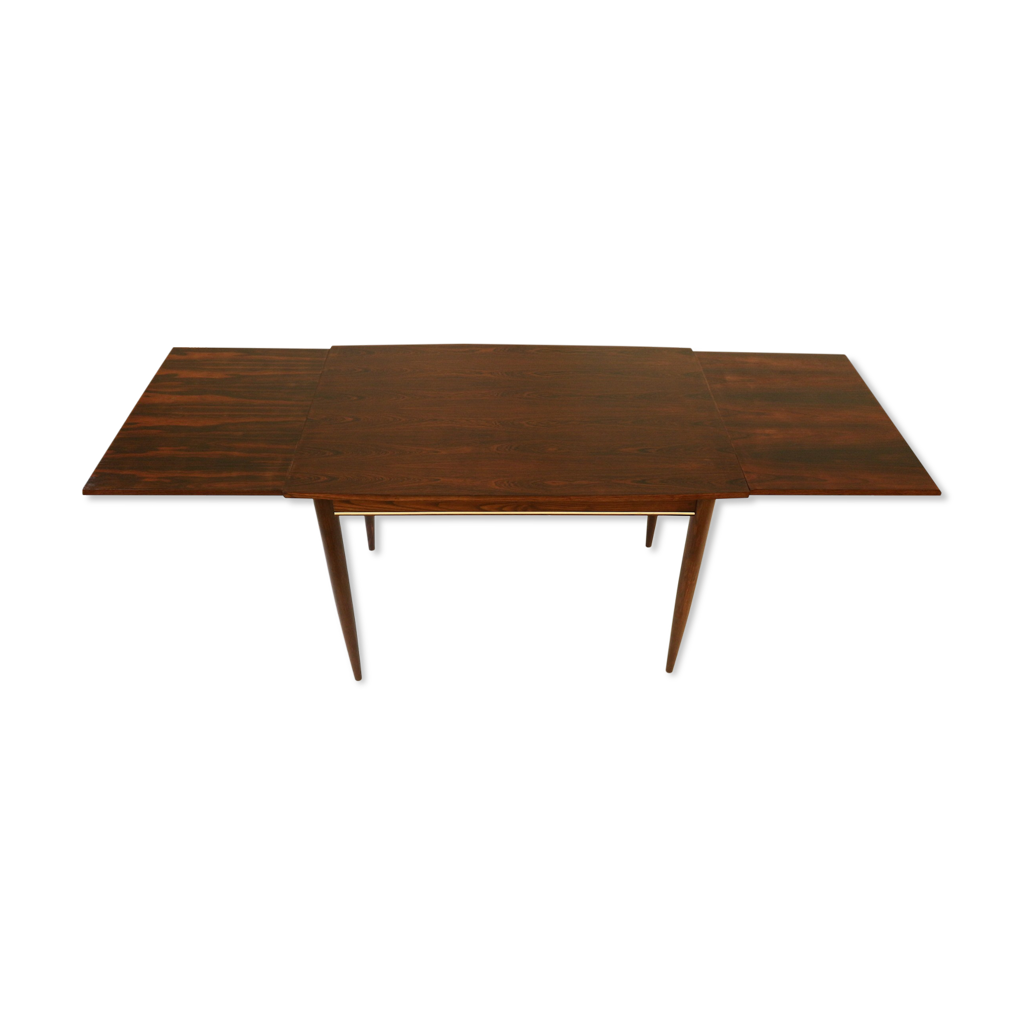 Table à manger extensible en palissandre fabriquée dans les années 1960 | Selency
