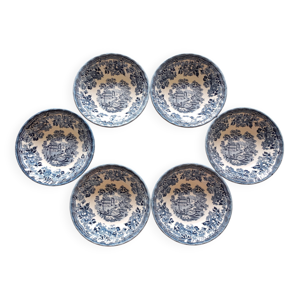 6 coupelles anglaises Churchill "The Georgian Collection" | Selency