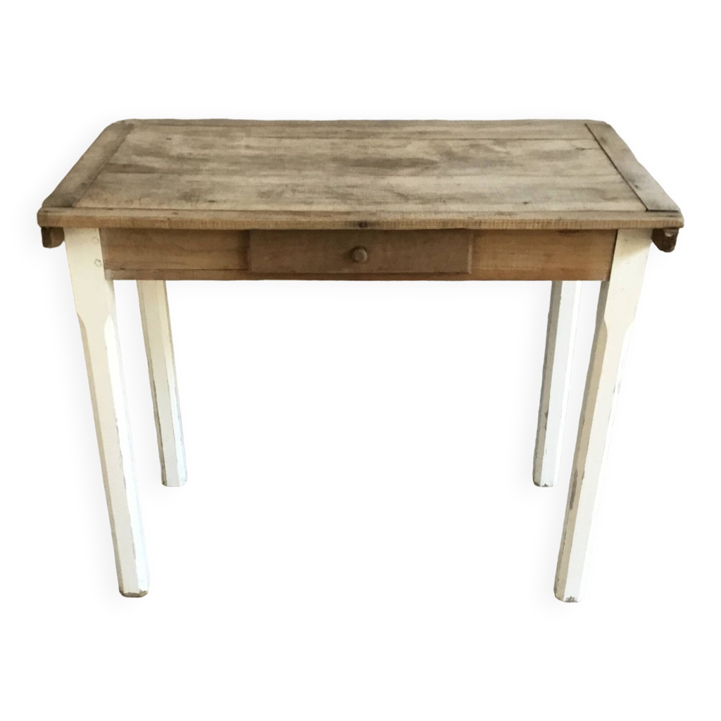 Table d’appoint à tiroir 90,5 cm début XXe | Selency