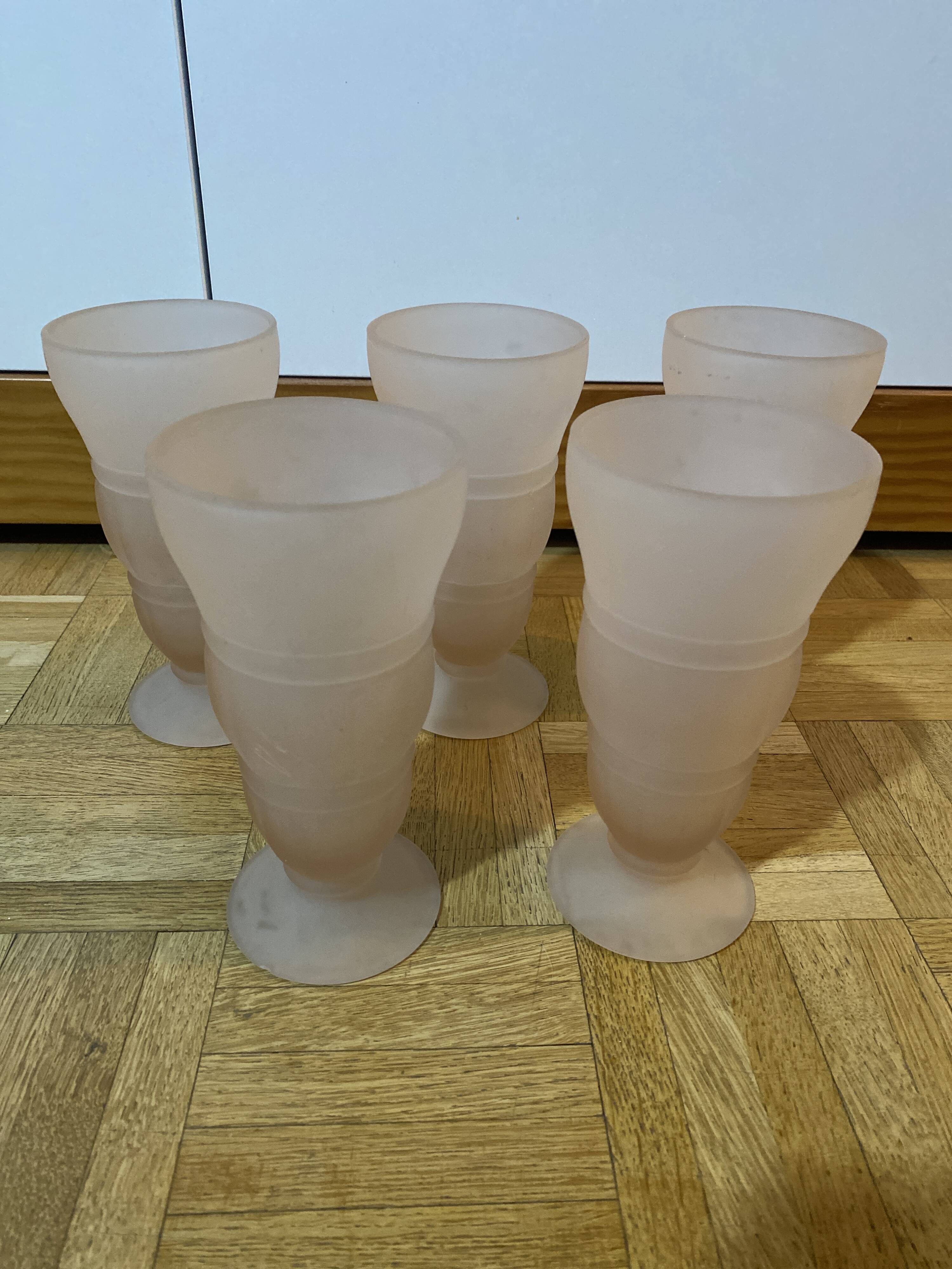 Ensemble de 5 verres à smooties, cocktail ou glace | Selency