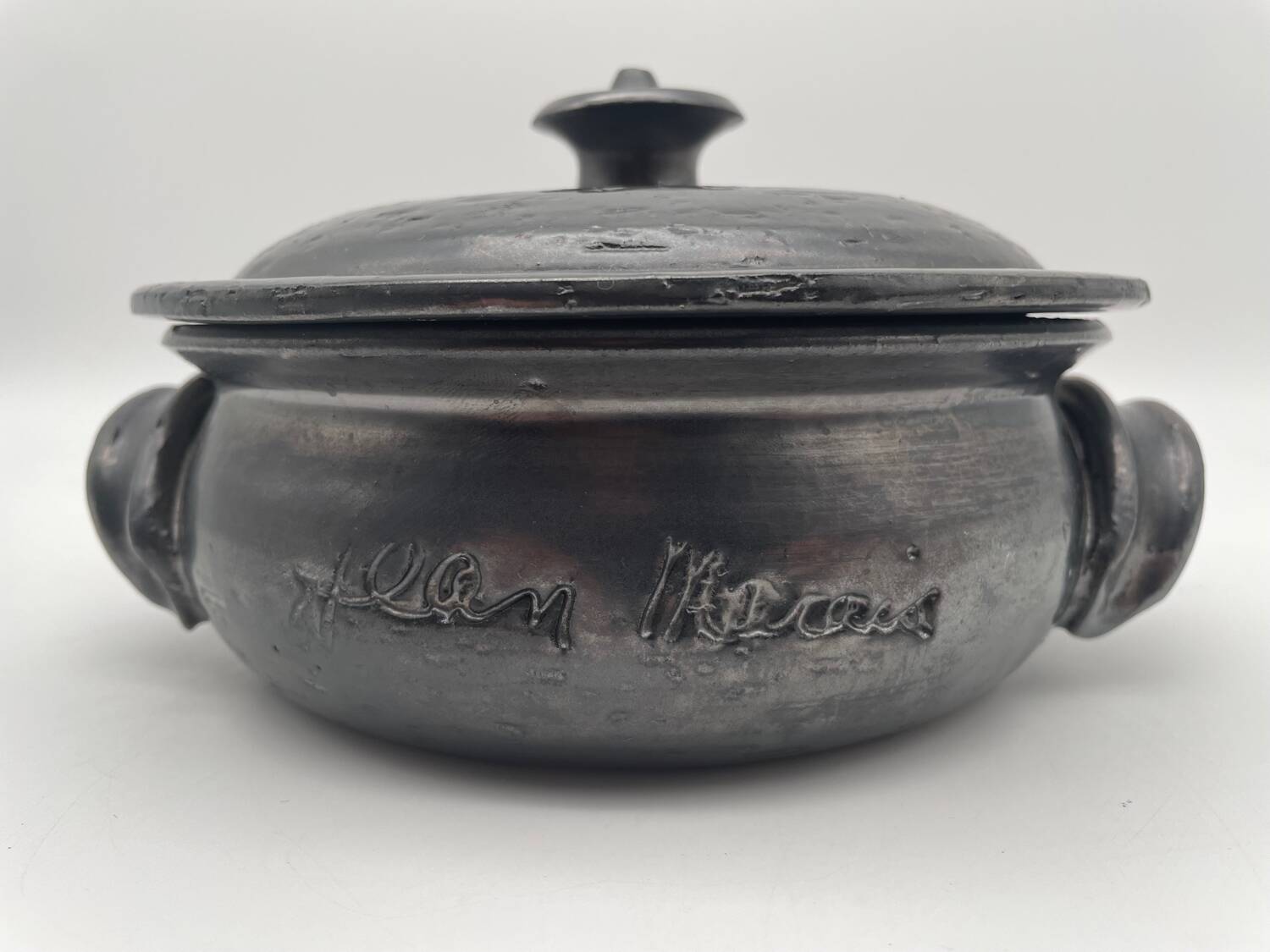 Pot avec couvercle, boîte céramique Jean Marais année 1960-1970 | Selency