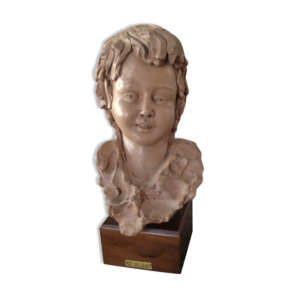 Bust boynet terracotta Laura Paoletti | Selency