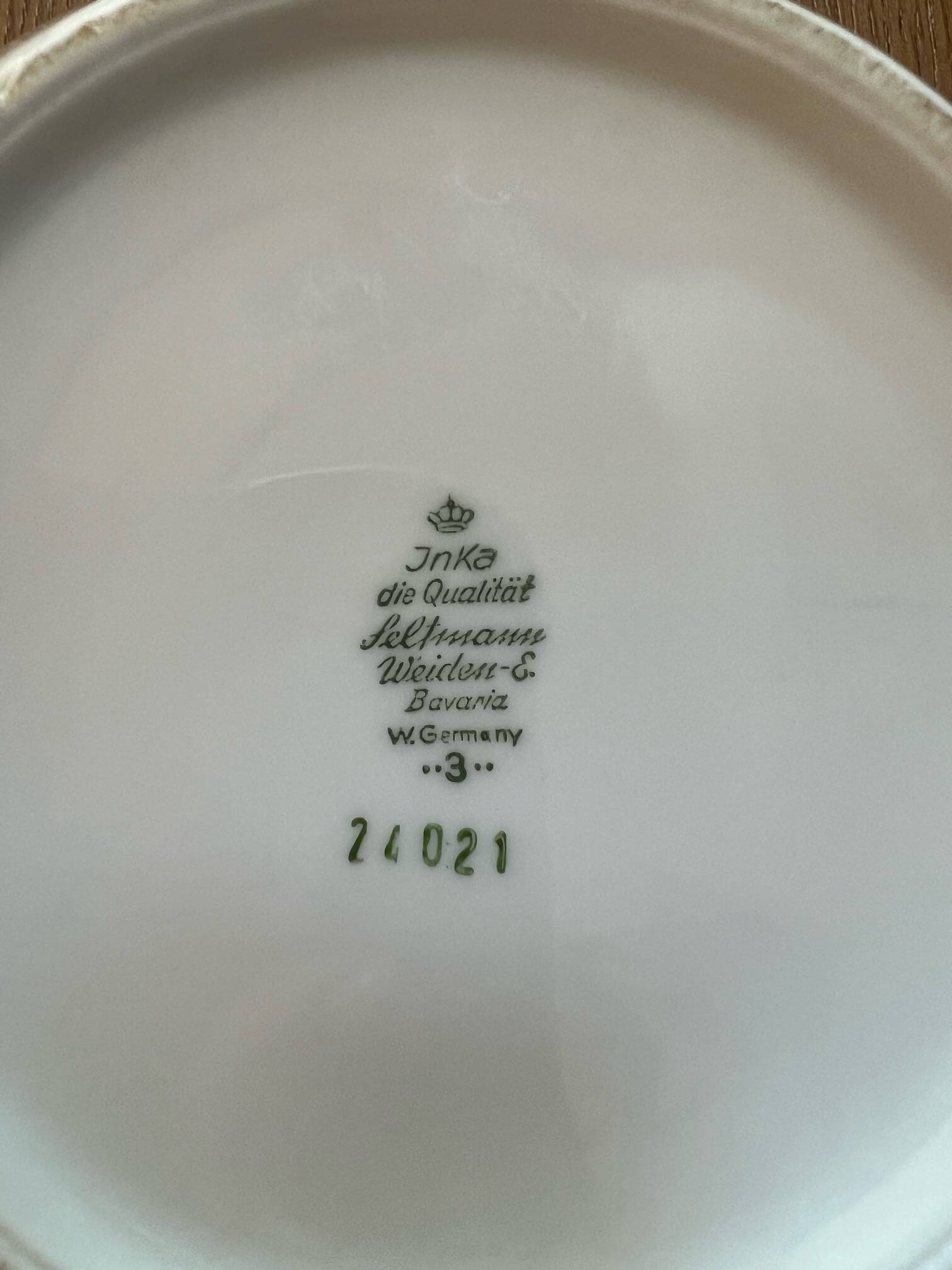 Rare soupière numérotée porcelaine blanche Seltmann Weiden Bavaria ...