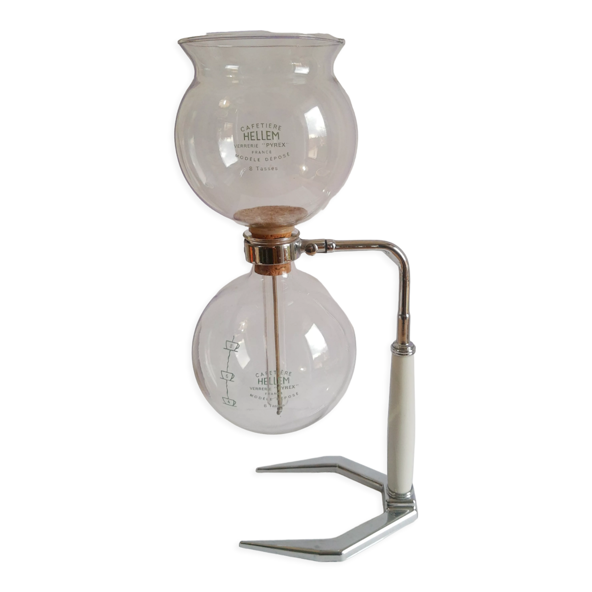 Cafetière à dépression Hellem 8 tasses vintage | Selency
