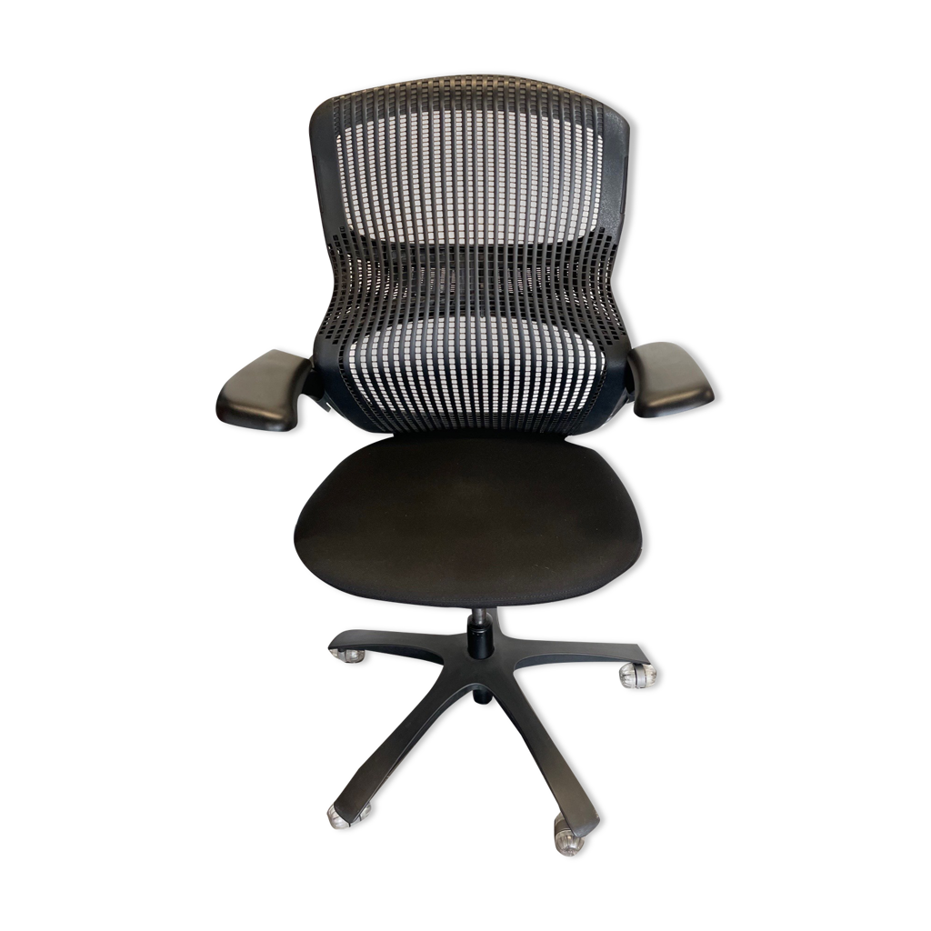 Siège fauteuil roulettes bureau référence " génération " Knoll | Selency