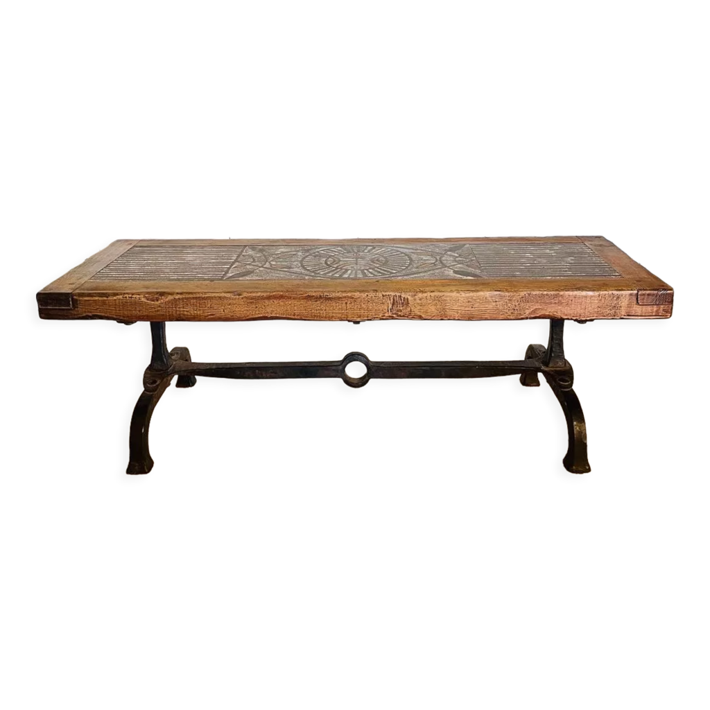 Table basse J.G Picard vintage Vallauris | Selency