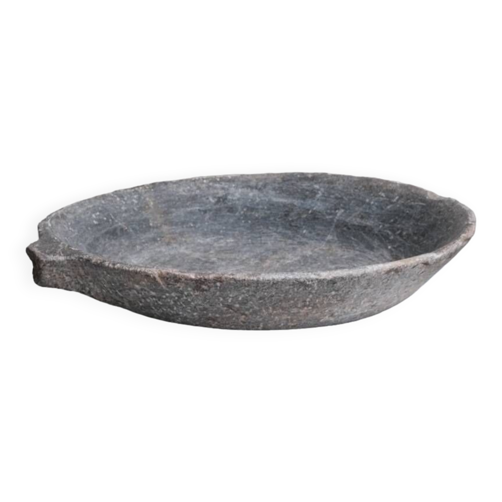 Bol ou plateau en pierre népalais primitif | Selency