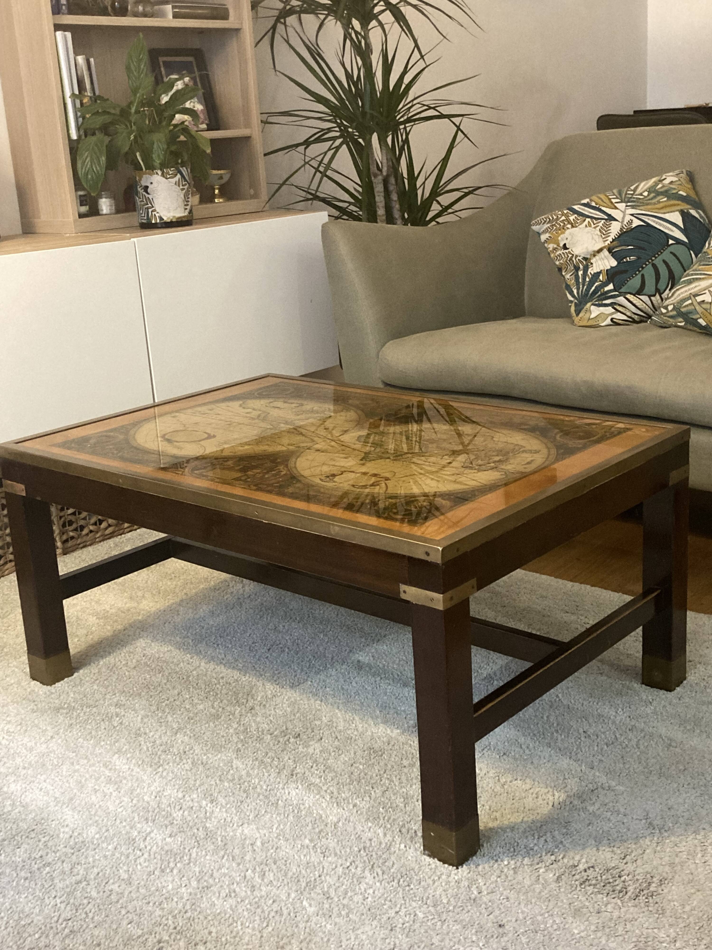 Table basse Mappemonde - Vintage | Selency
