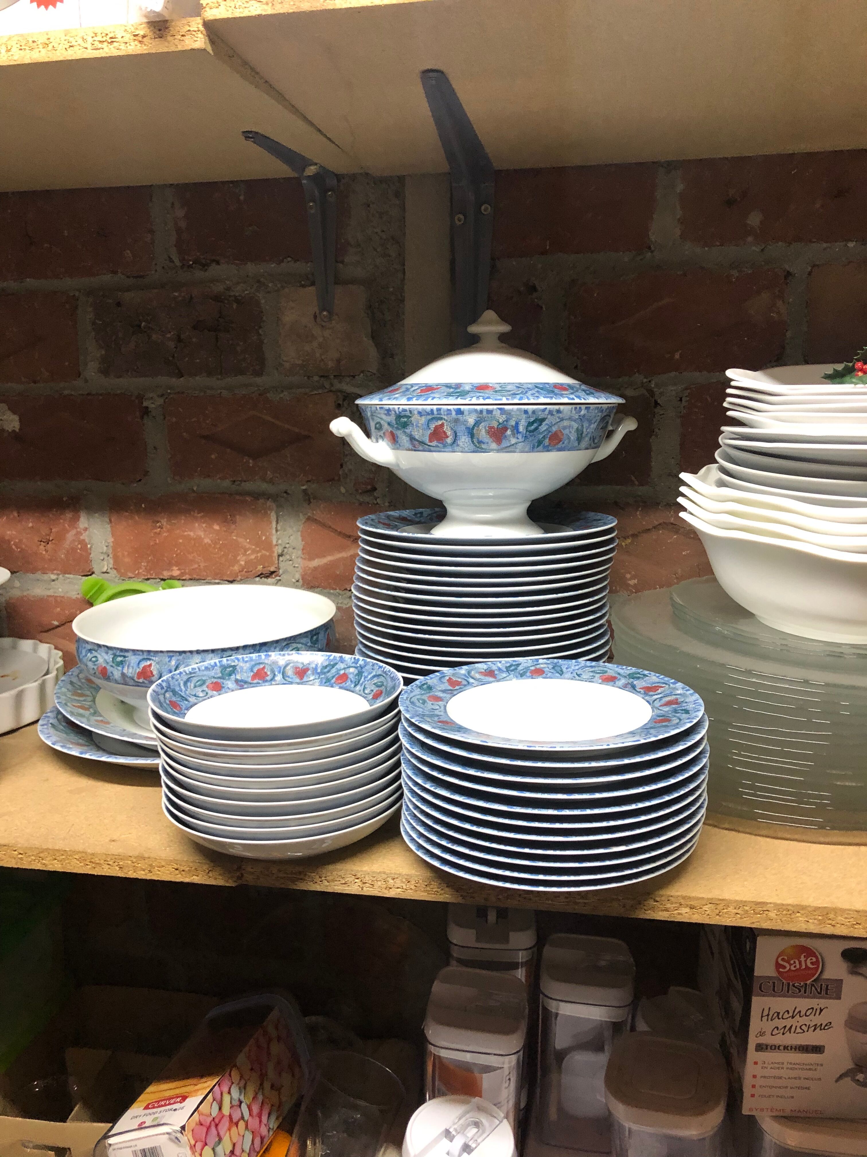 Service complet porcelaine haviland de marie pierre boitard "fruit et ...