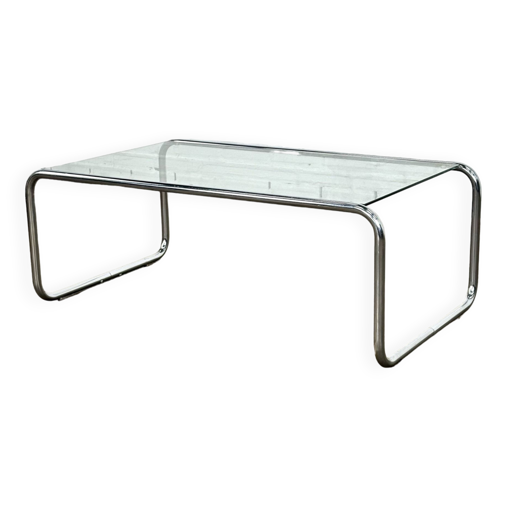 Table basse vintage Bauhaus à structure tubulaire | Selency