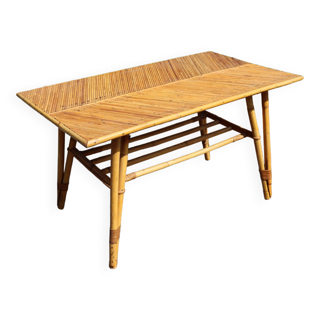 Table basse rotin | Selency