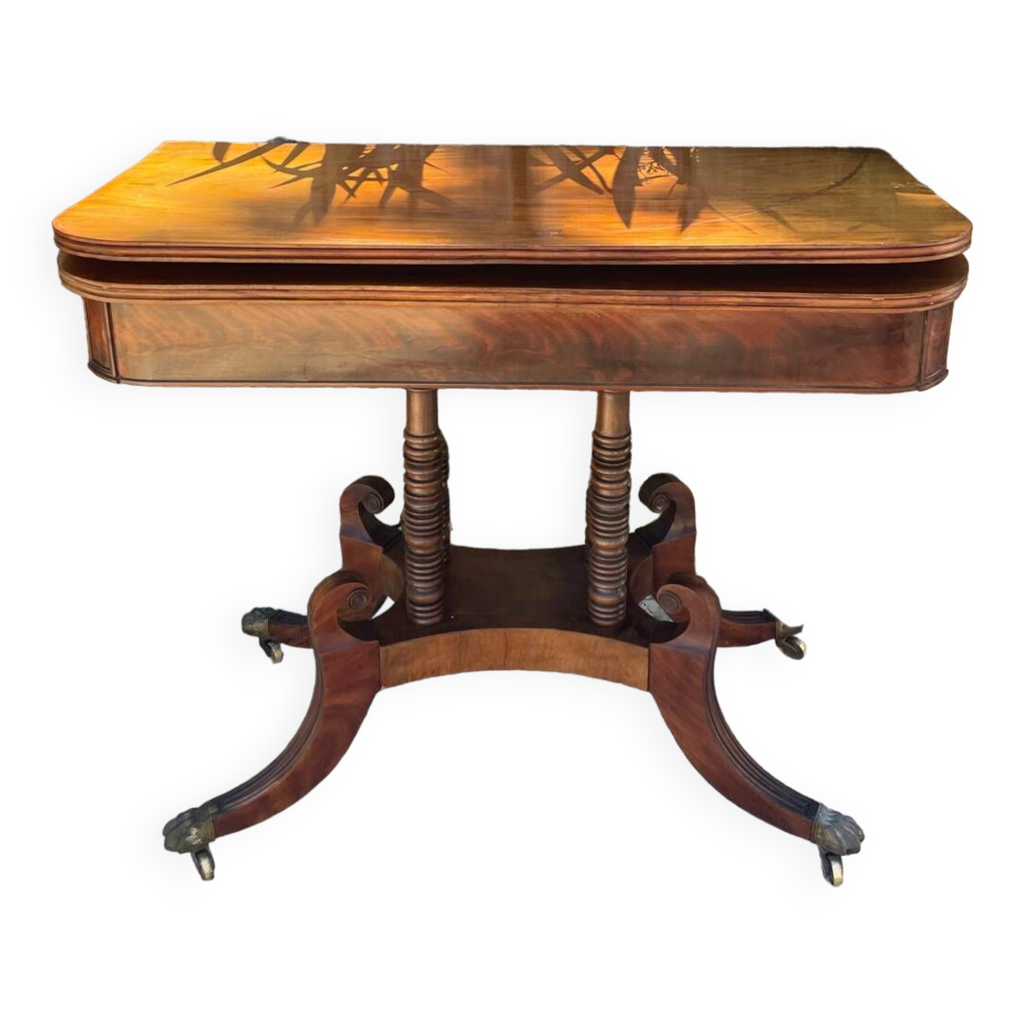 Petite table ou console En Acajou D’époque Regency. | Selency