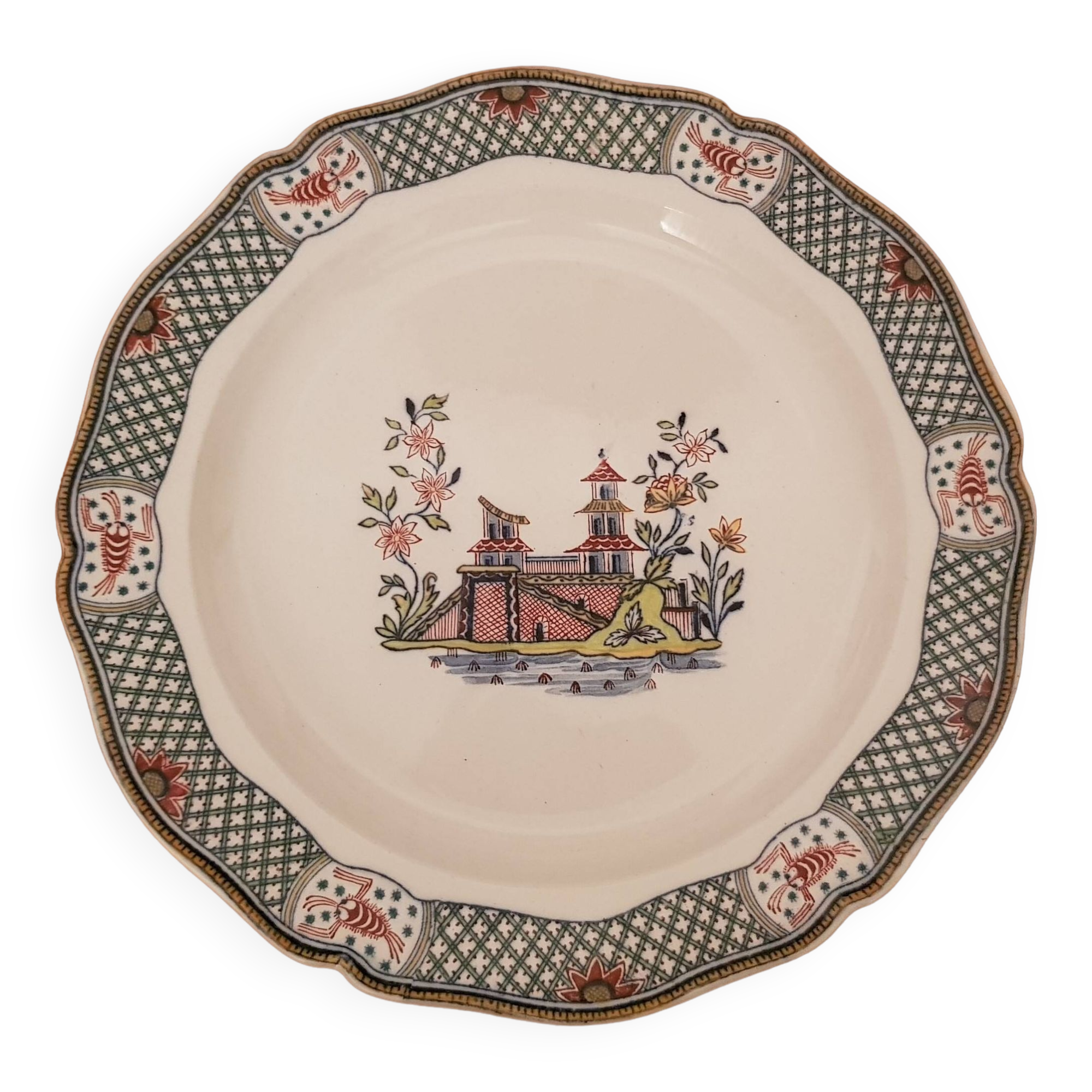 Wedgwood assiette en porcelaine « rouen chinois » | Selency