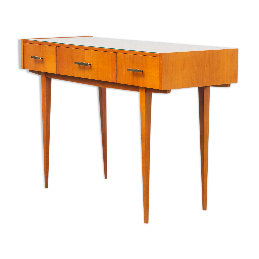 Console commode années bois de cerisier | Selency