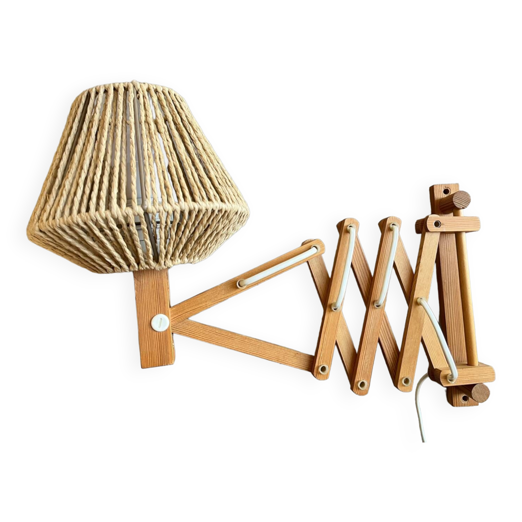 Vintage Scandinavian scissor wall light | Selency
