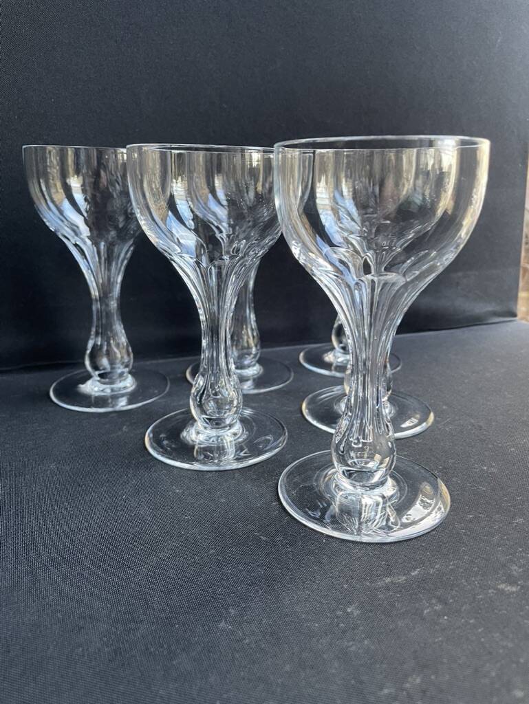 6 verres à champagne pied creux – bayel cristallerie royale de ...