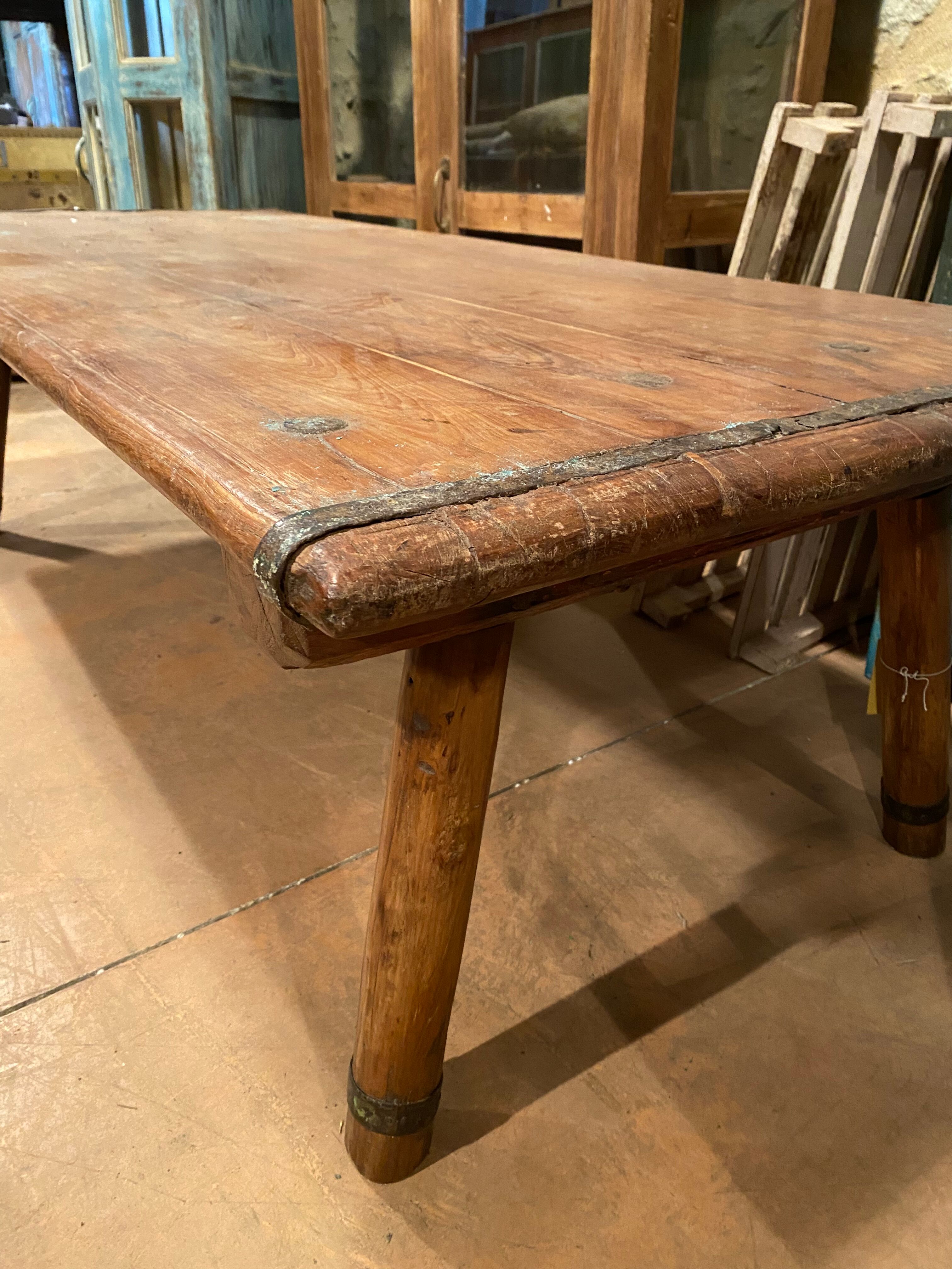 Table basse indienne en bois | Selency